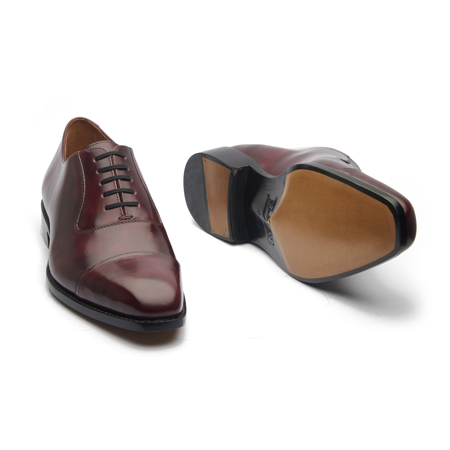 Adele, Adelaide Oxford - Burgundy Museum Calf | Hand Welted Contempora ...