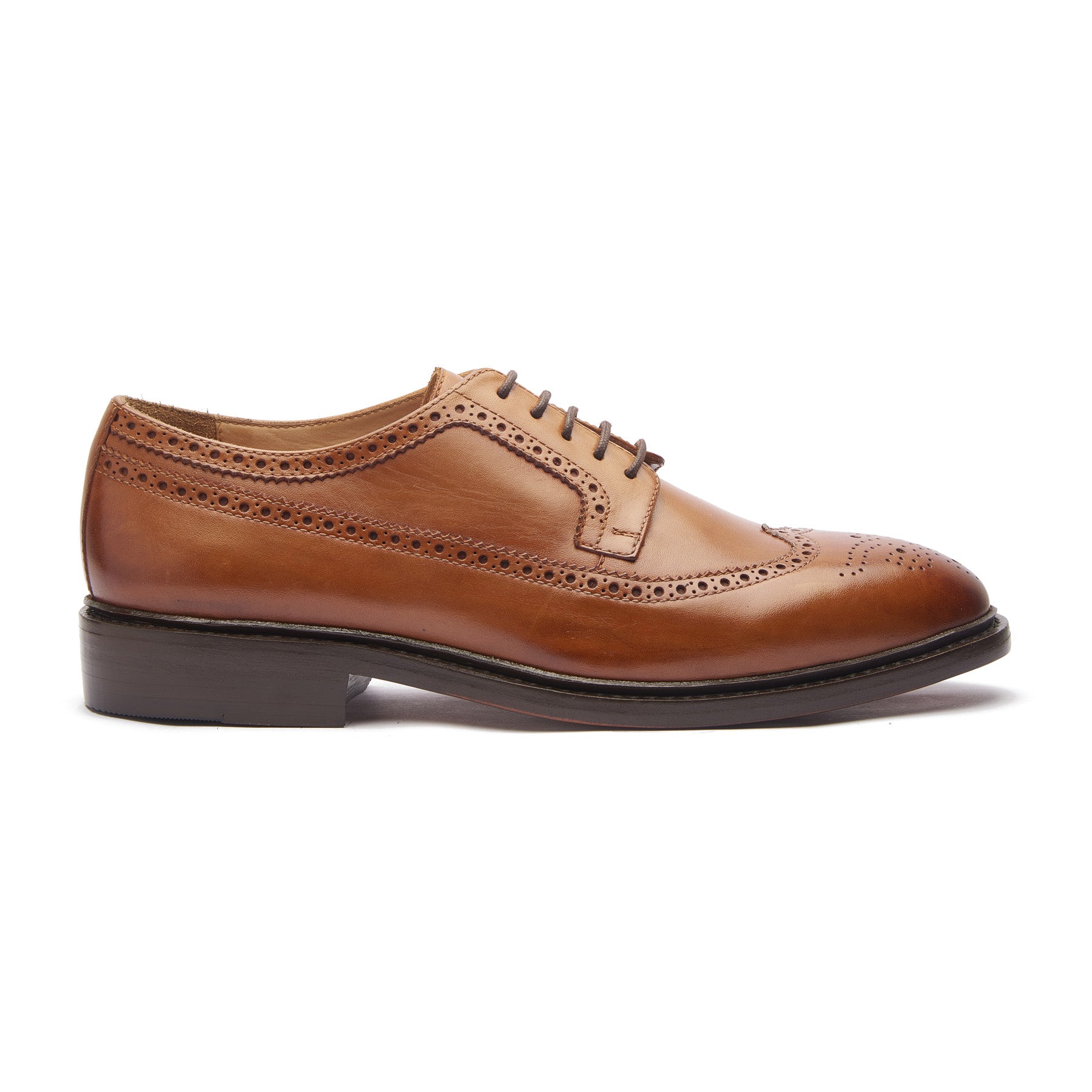 Raife, Longwing Blucher - Cognac | Hand Welted | Classics Collection ...